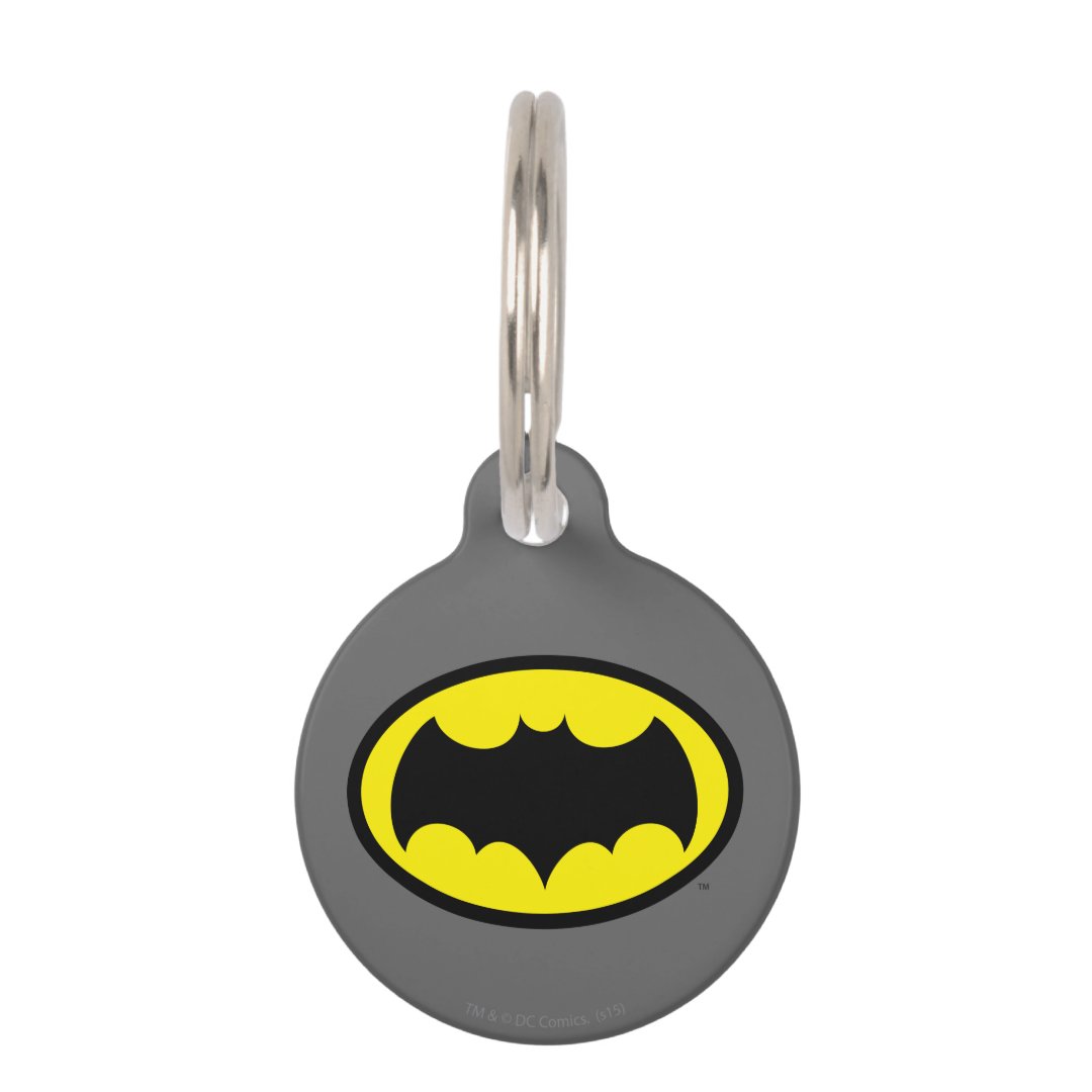 Batman Symbol Pet Name Tag | Zazzle