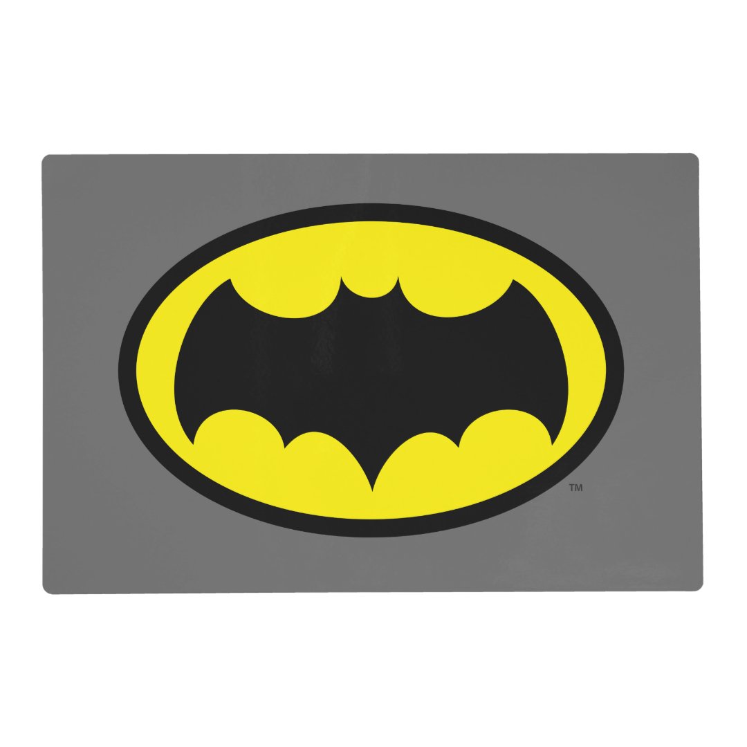 Batman Symbol Placemat | Zazzle