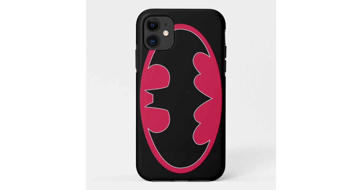 Batman Symbol | Red Black Logo Case-Mate iPhone Case | Zazzle