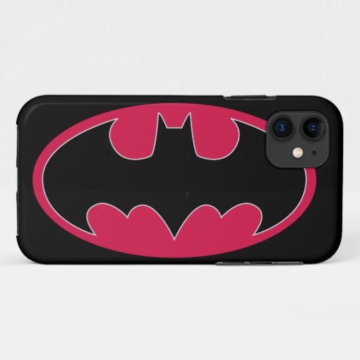 Batman Symbol | Red Black Logo Case-Mate iPhone Case | Zazzle