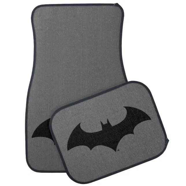 Batman Symbol | Simple Bat Silhouette Logo Car Mat | Zazzle