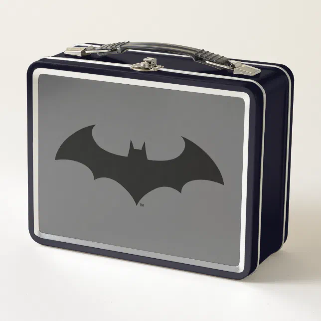 Batman Symbol | Simple Bat Silhouette Logo Metal Lunch Box | Zazzle