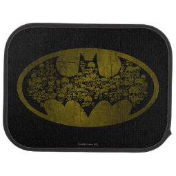 Batman Symbol | Skulls in Bat Logo Car Floor Mat | Zazzle