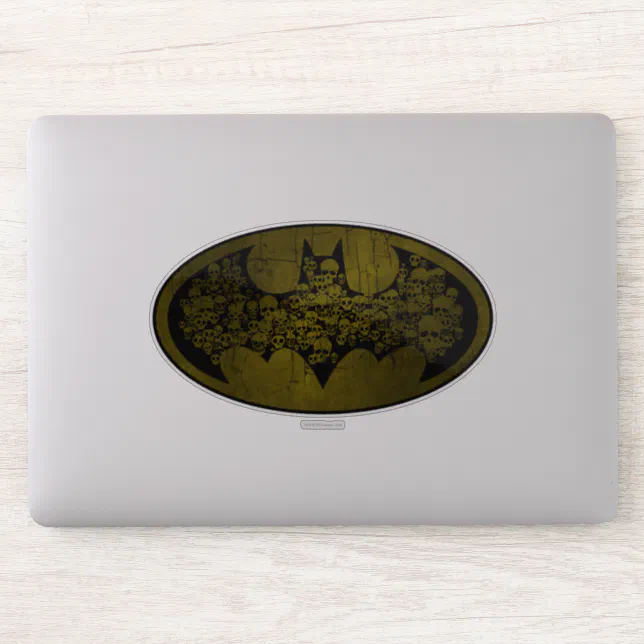 Batman Symbol | Skulls in Bat Logo Sticker | Zazzle