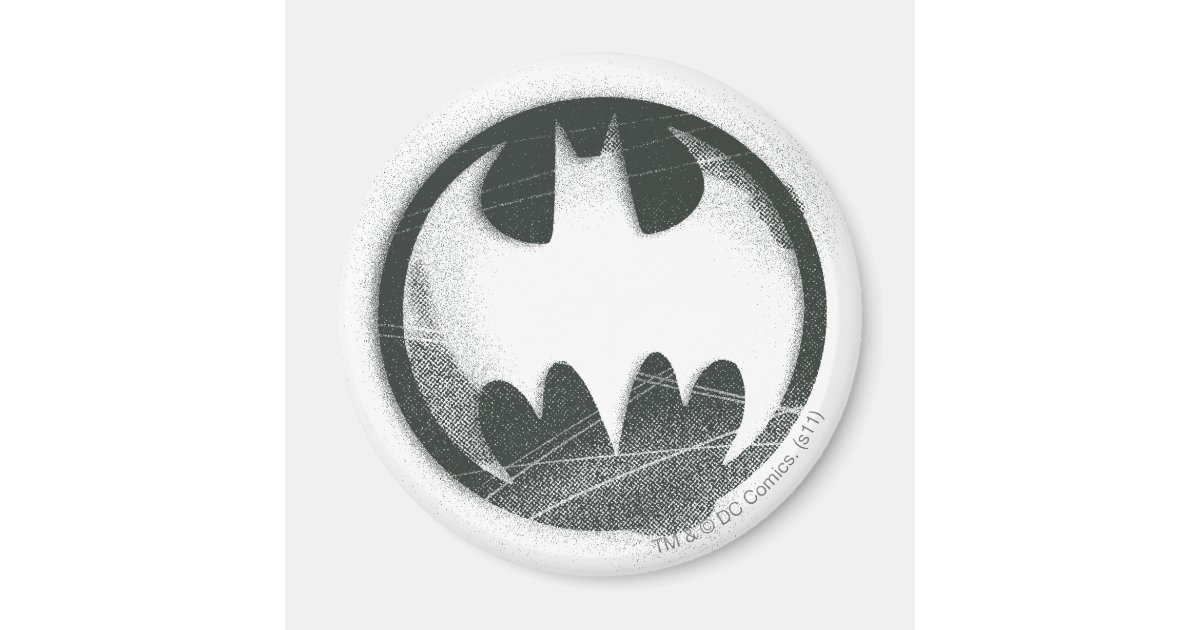 Batman Symbol | Spray Symbol Logo Magnet | Zazzle