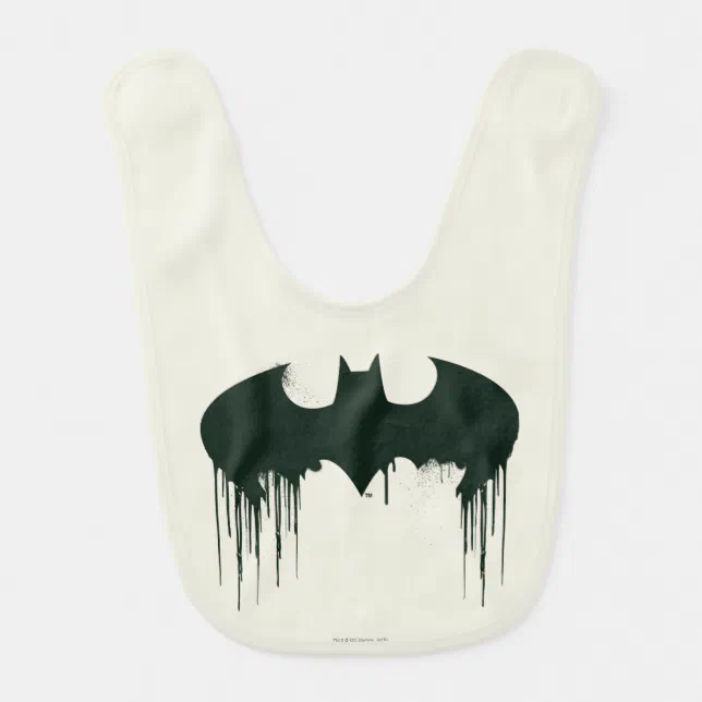 Batman Symbol | Spraypaint Logo Baby Bib | Zazzle