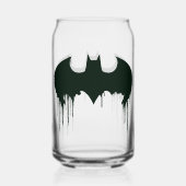 Batman Symbol | Spraypaint Logo Can Glass | Zazzle