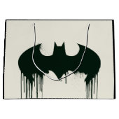 Batman Symbol | Spraypaint Logo Large Gift Bag | Zazzle