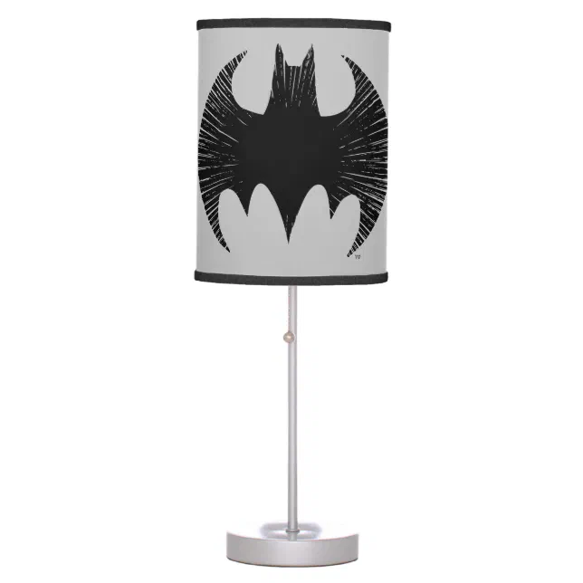 Batman Symbol | Streak Logo Table Lamp | Zazzle
