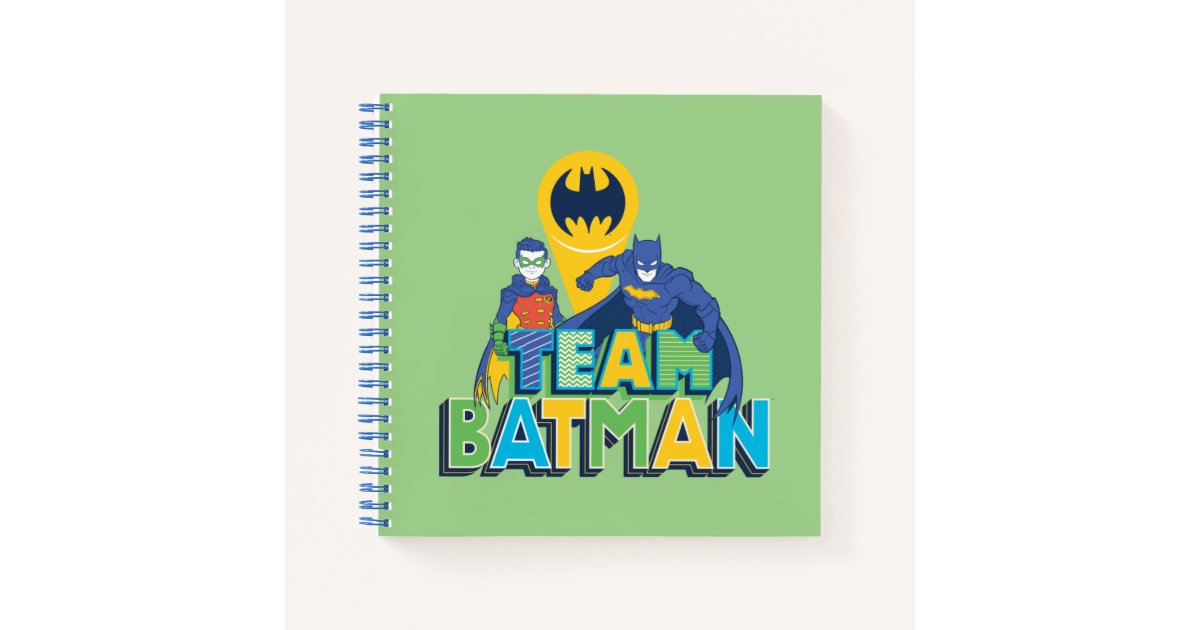 Batman | Team Batman & Robin Notebook | Zazzle