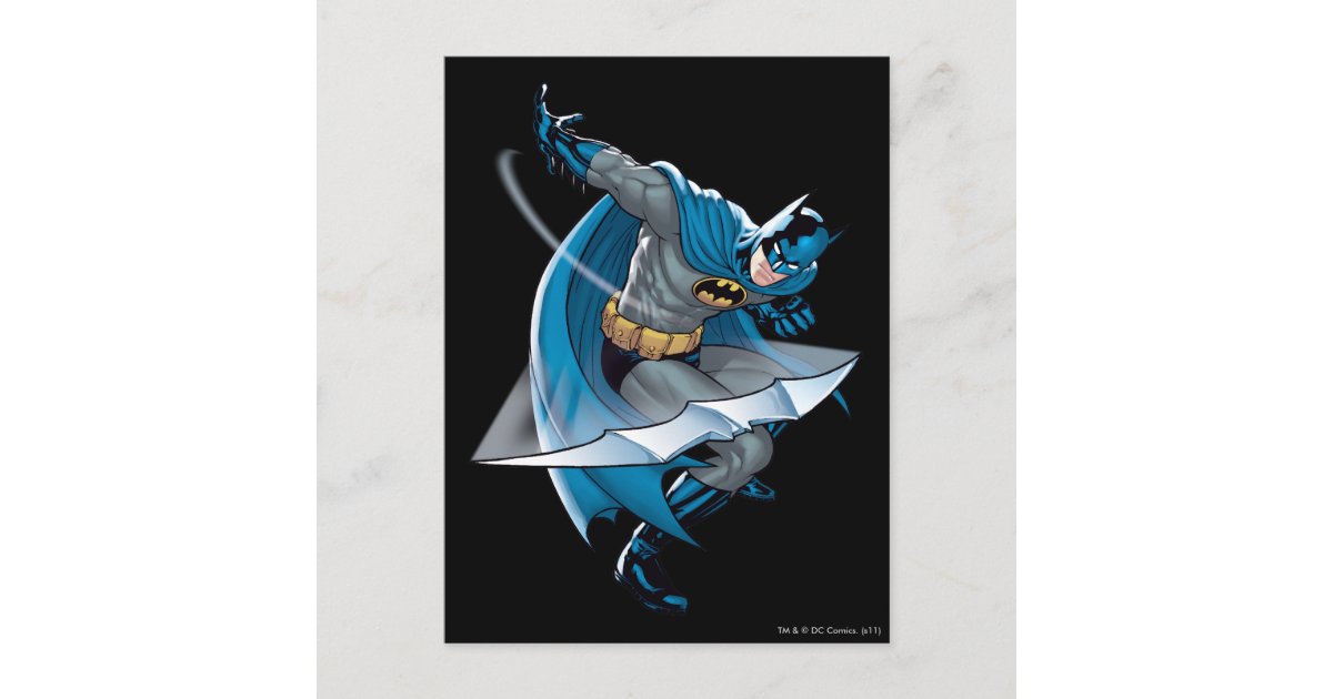 Batman Throwing Star Postcard | Zazzle
