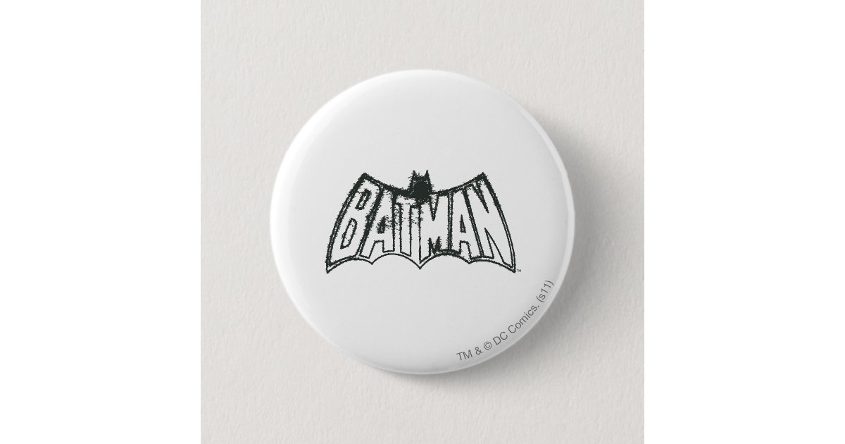 Batman | Vintage Symbol Logo Pinback Button | Zazzle