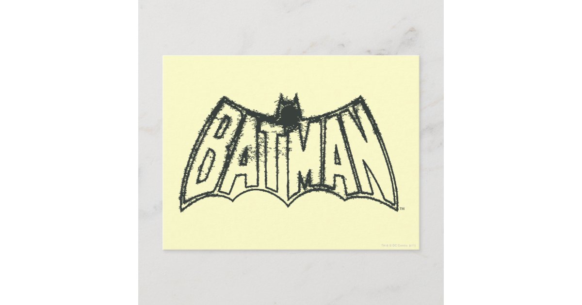 Batman | Vintage Symbol Logo Postcard | Zazzle