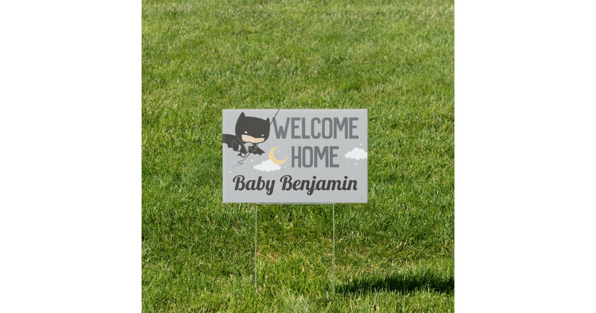 Batman Welcome Home Little Super Hero Sign | Zazzle