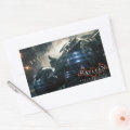 Batman With Batmobile In The Rain Rectangular Sticker | Zazzle