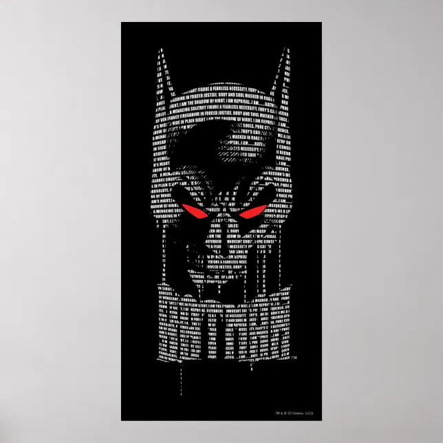 Batman With Mantra Poster | Zazzle