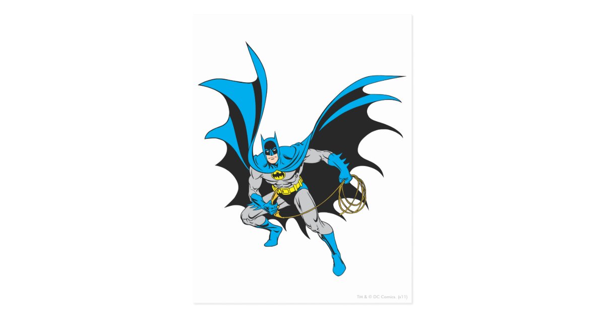 Batman with Rope Postcard | Zazzle.com