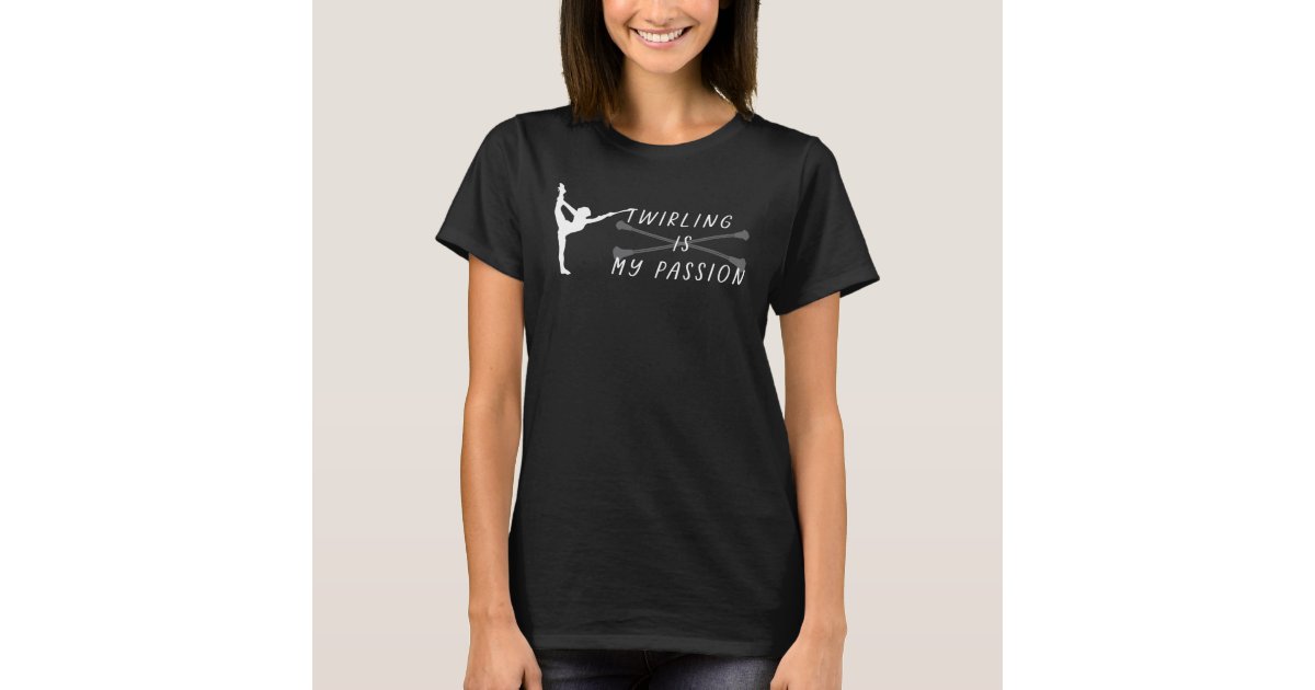 Baton Twirling T-Shirt | Zazzle