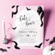 Bats and Bows Halloween Baby Shower Invitation | Zazzle