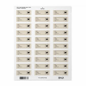 Bats & Spider Address Labels Template | Zazzle
