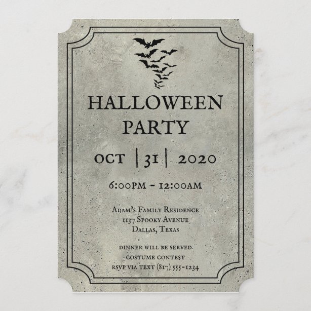 Tombstone Invitations | Zazzle