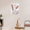 Batter Up Baseball Theme Birthday Party Welcome Poster | Zazzle