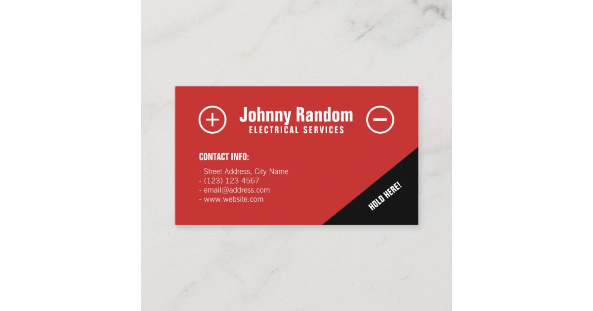 Battery modern style cover business card | Zazzle