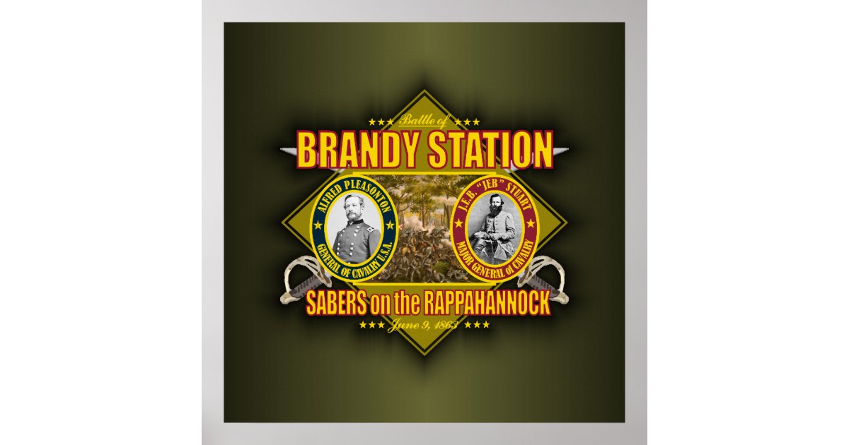 Battle of Brandy Station Poster | Zazzle
