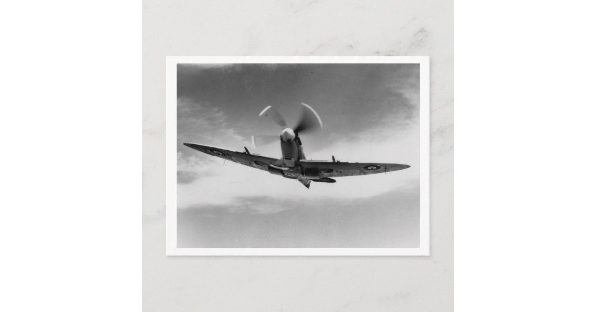 Battle of Britain & The Blitz: #46 Spitfire Postcard | Zazzle