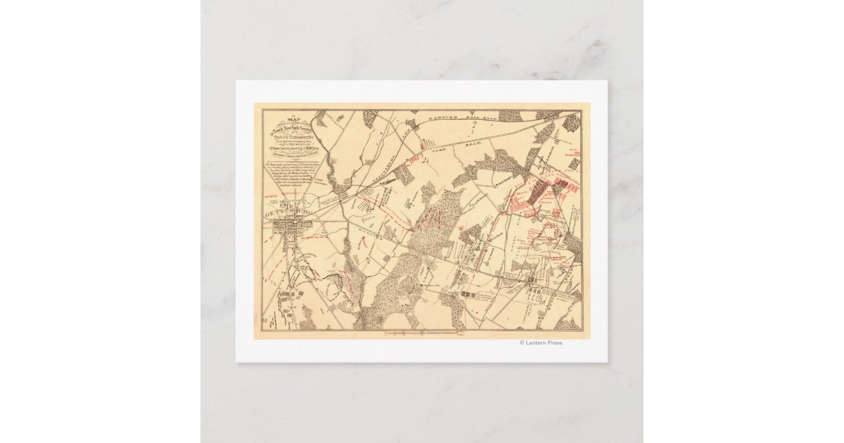 Battle of Gettysburg Postcard | Zazzle