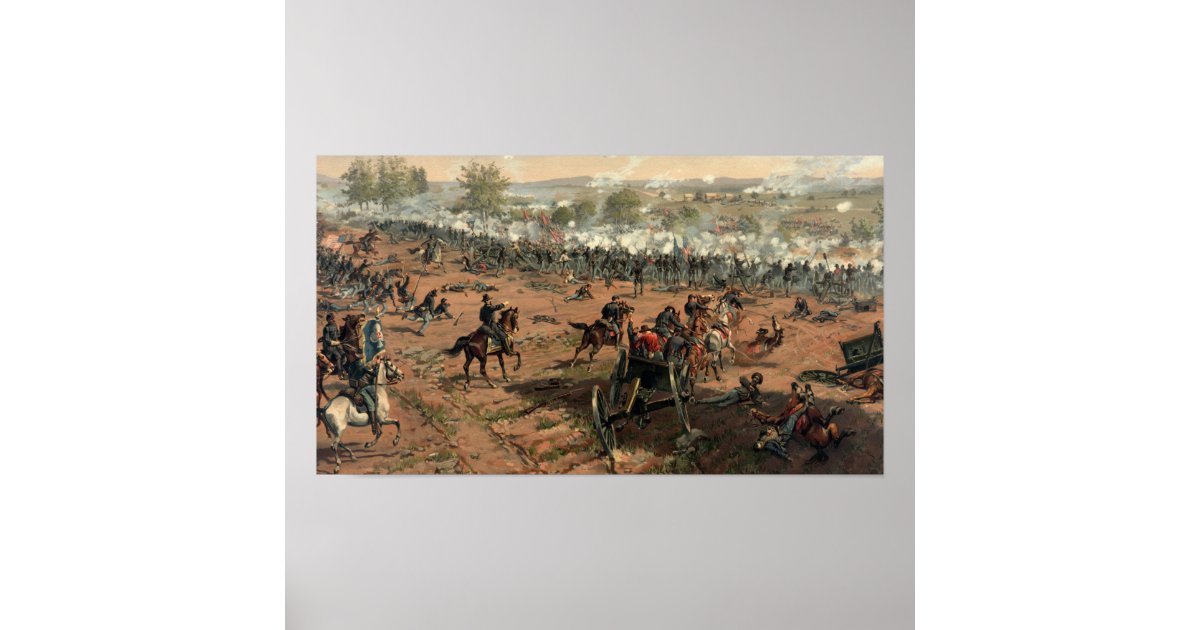 Battle of Gettysburg Poster | Zazzle