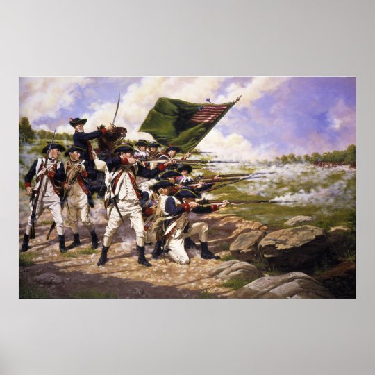 Battle of Long Island by Domenick D'Andrea Poster | Zazzle.com