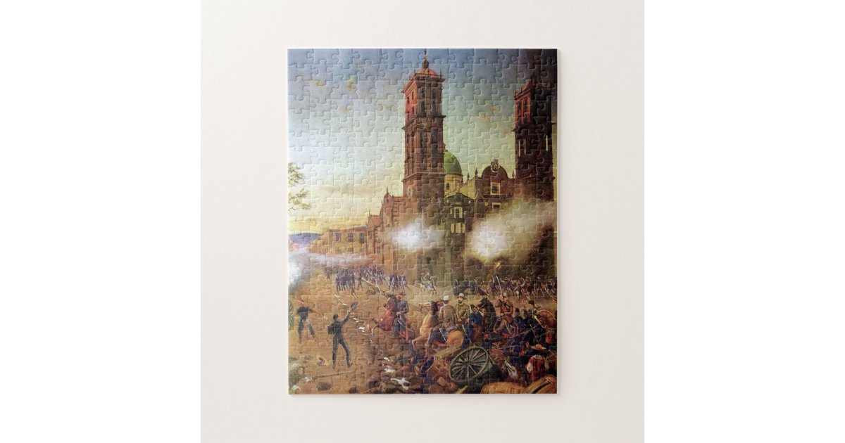 Battle of Puebla Mexican History Jigsaw Puzzle | Zazzle