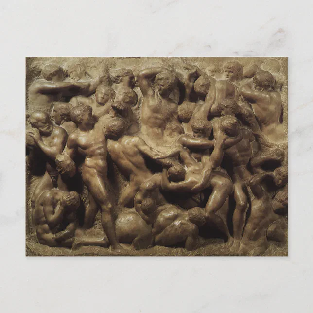 Battle of the Lapiths and Centaurs by Michelangelo Postcard | Zazzle