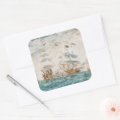 Battle of Trafalgar 1805 1998 Square Sticker | Zazzle