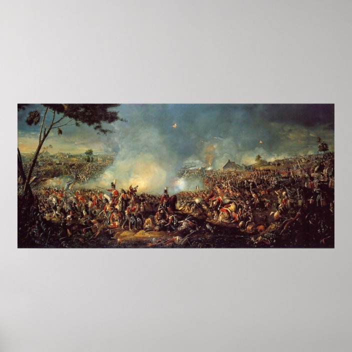 Battle of Waterloo by William Sadler Poster | Zazzle.com