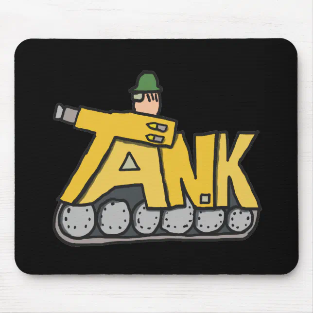 Battle Tank Mouse Pad | Zazzle