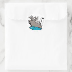 Battleship Stickers | Zazzle