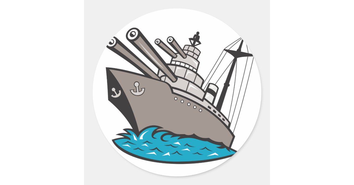 Battleship Stickers | Zazzle