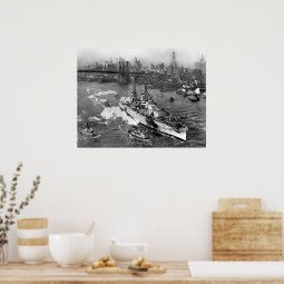 Battleship USS Arizona poster 20" x 26" | Zazzle