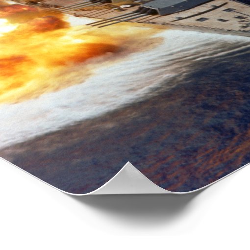 Battleship USS Iowa Broadside - 1984 Poster | Zazzle