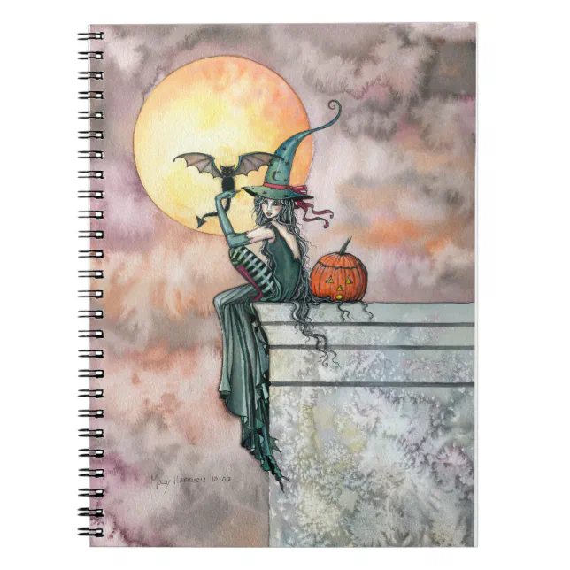 Batty Cat Witch Notebook | Zazzle