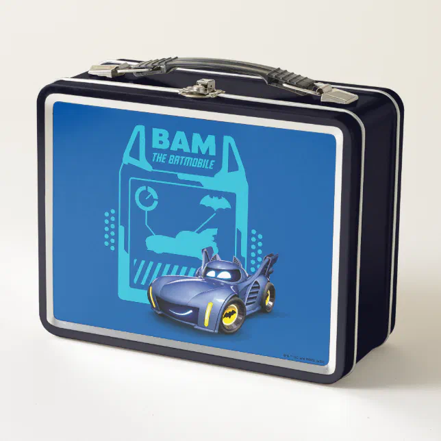 Batwheels™ Bam - The Batmobile Metal Lunch Box | Zazzle