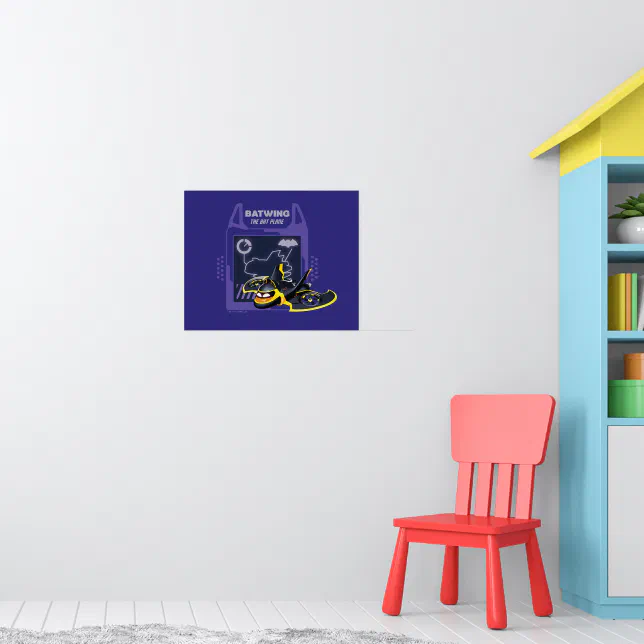 Batwheels™ Batwing - The Bat Plane Poster | Zazzle