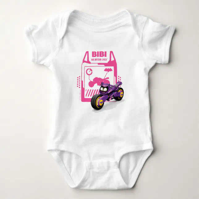 Batwheels™ Bibi - The Batgirl Cycle Baby Bodysuit | Zazzle