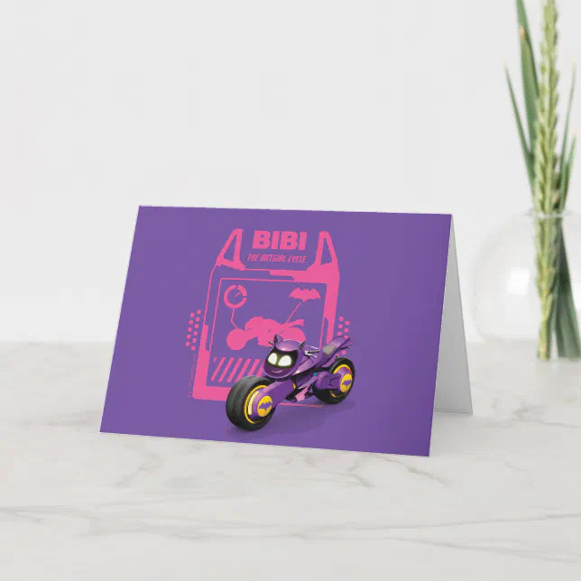 Batwheels™ Bibi - The Batgirl Cycle Card | Zazzle