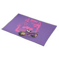 Batwheels™ Bibi - The Batgirl Cycle Cloth Placemat | Zazzle