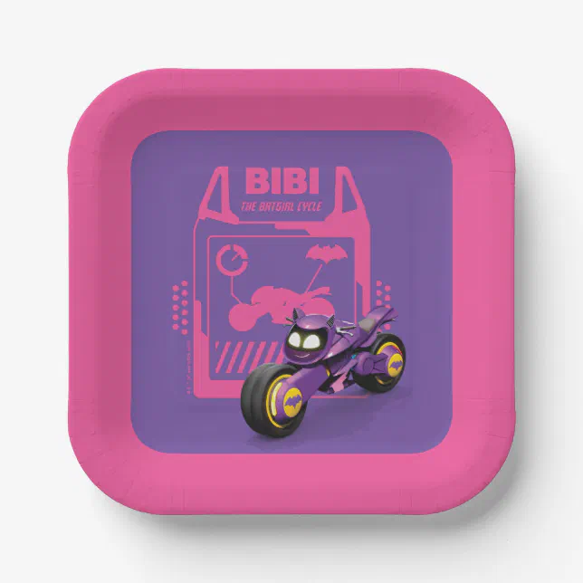 Batwheels™ Bibi - The Batgirl Cycle Paper Plates | Zazzle