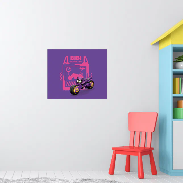 Batwheels™ Bibi - The Batgirl Cycle Poster | Zazzle