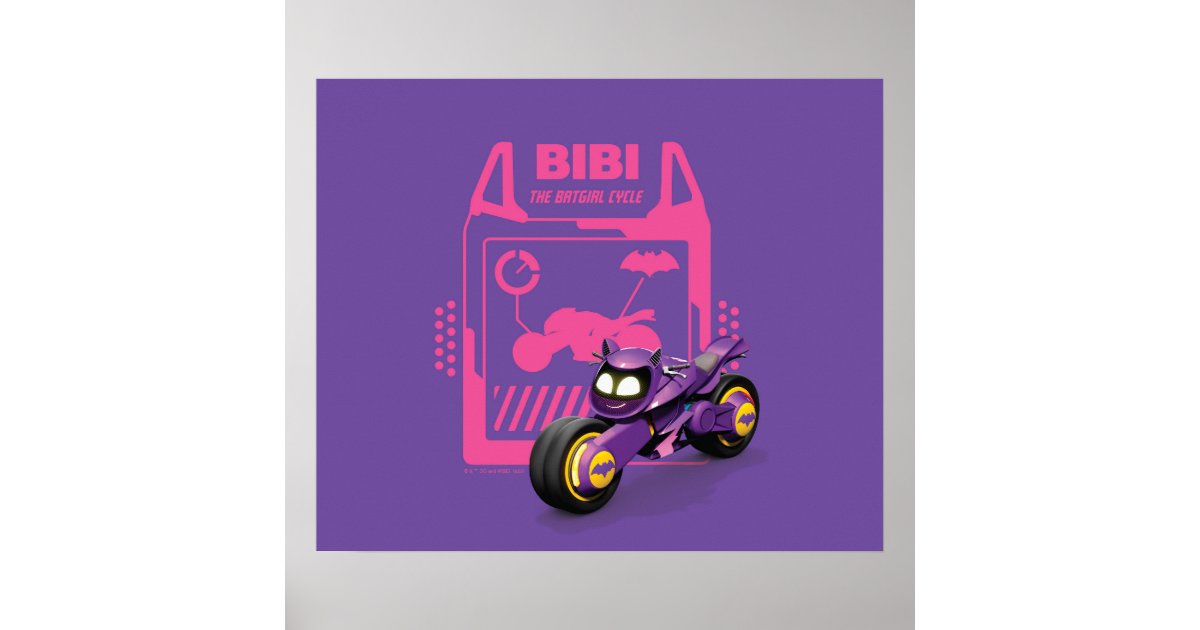 Batwheels™ Bibi - The Batgirl Cycle Poster | Zazzle